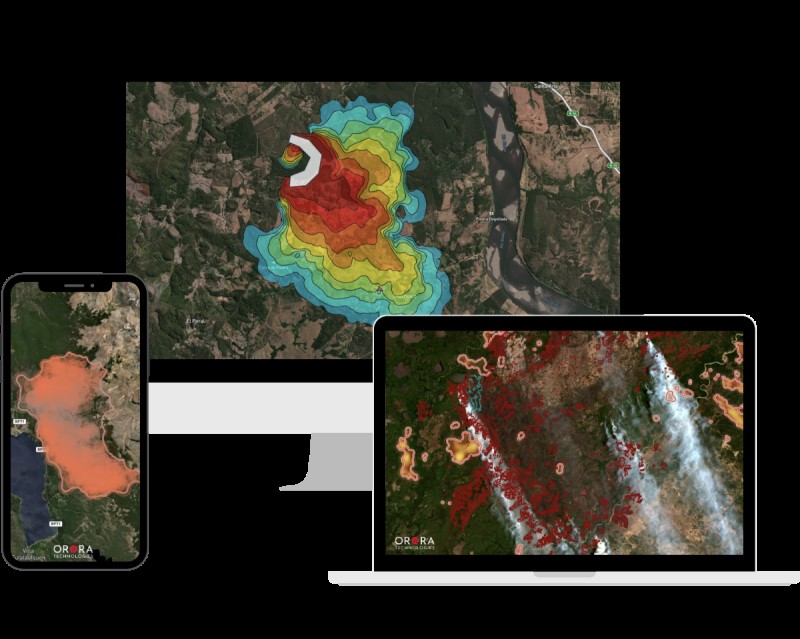 OroraTech Wildfire Solution (satellite-based wildfire detection and ...